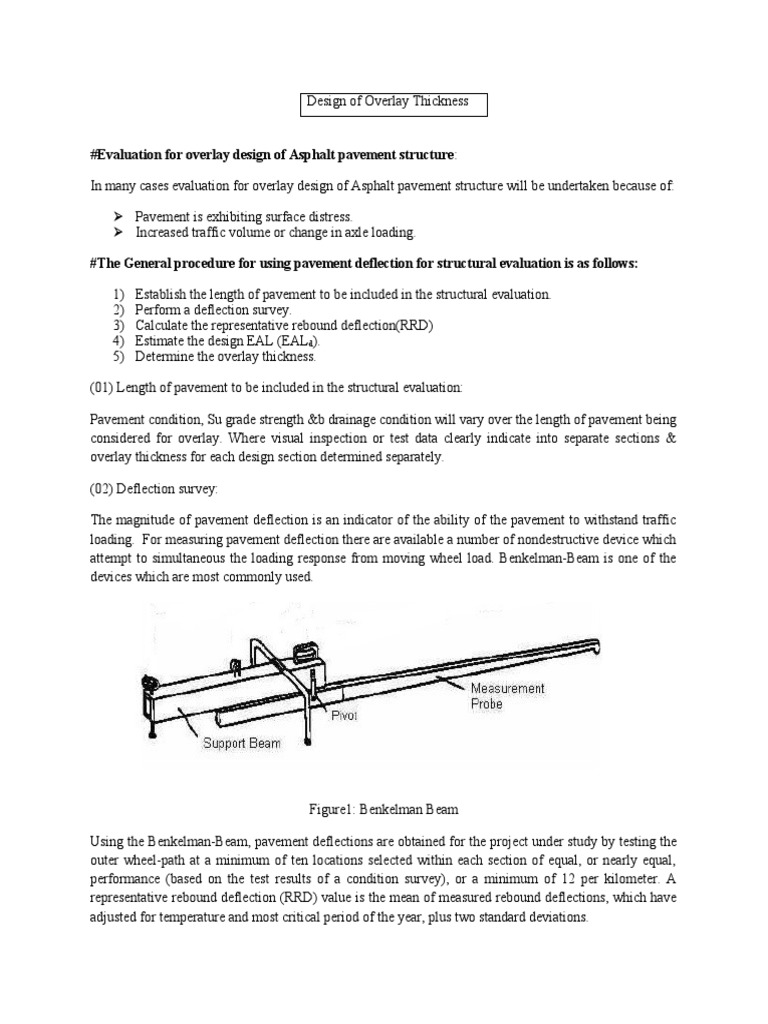 Design of Overlay Thickness | PDF | Road Surface | Standard Deviation