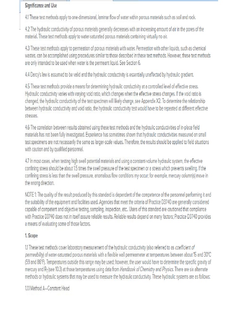 ASTM D5084-16a PDF | PDF