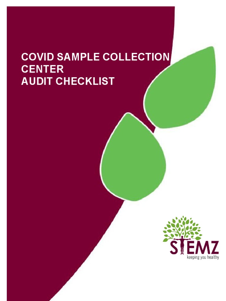 Covid Sample Collection Center Audit Checklist | PDF | Business