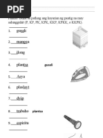 Pandiwa Worksheets | PDF