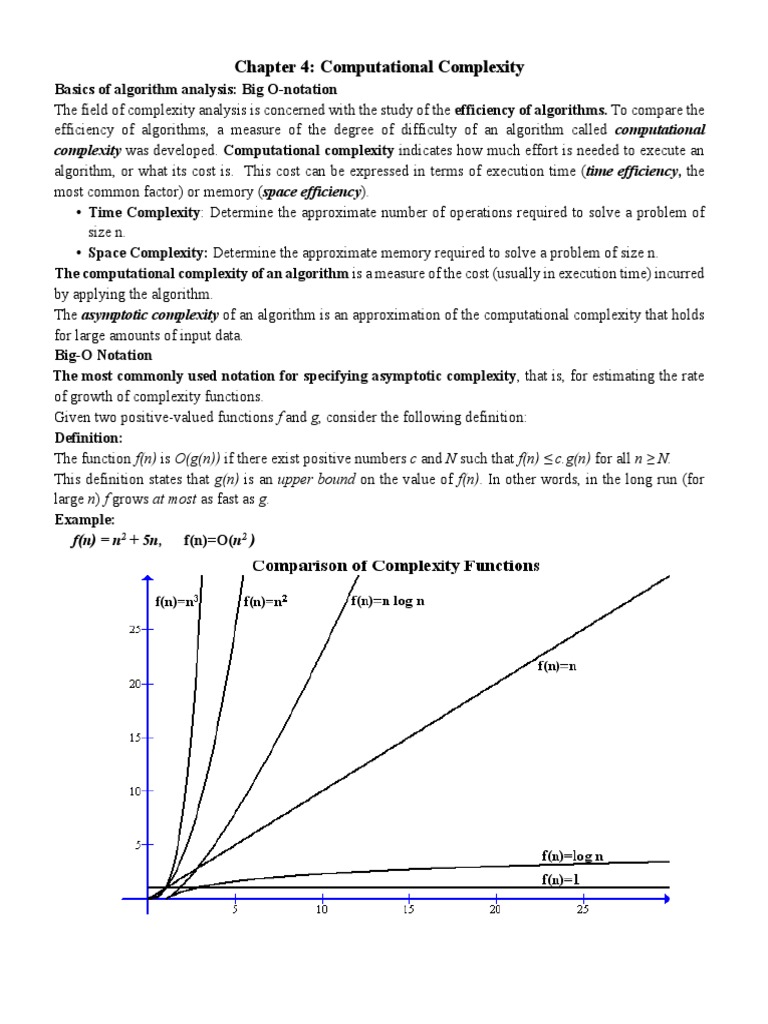 Chapter 4 Computational Complexity Pdf Pdf Time Complexity Computational Complexity Theory