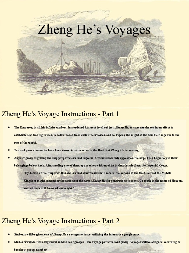 Zheng He's Voyages | PDF