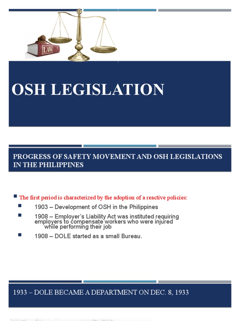 Legislation | PDF | Occupational Safety And Health | Safety