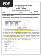 Worksheet For Class 9 - Integrated Grammar | PDF | Linguistics ...