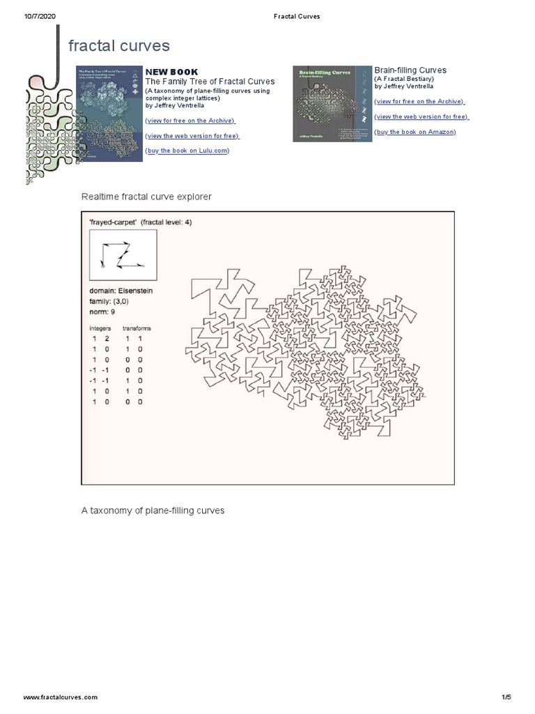 Fractal Curves | PDF | Fractal | Curve