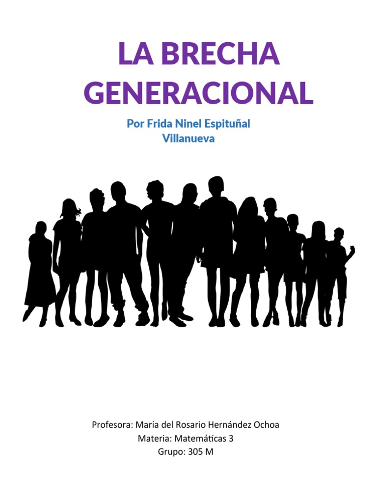 Brecha Generacional | PDF | Línea (geometría) | Pendiente