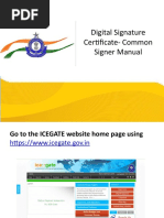 Java Setup Guide for ICEGATE Digital Signature | PDF | Public Key ...