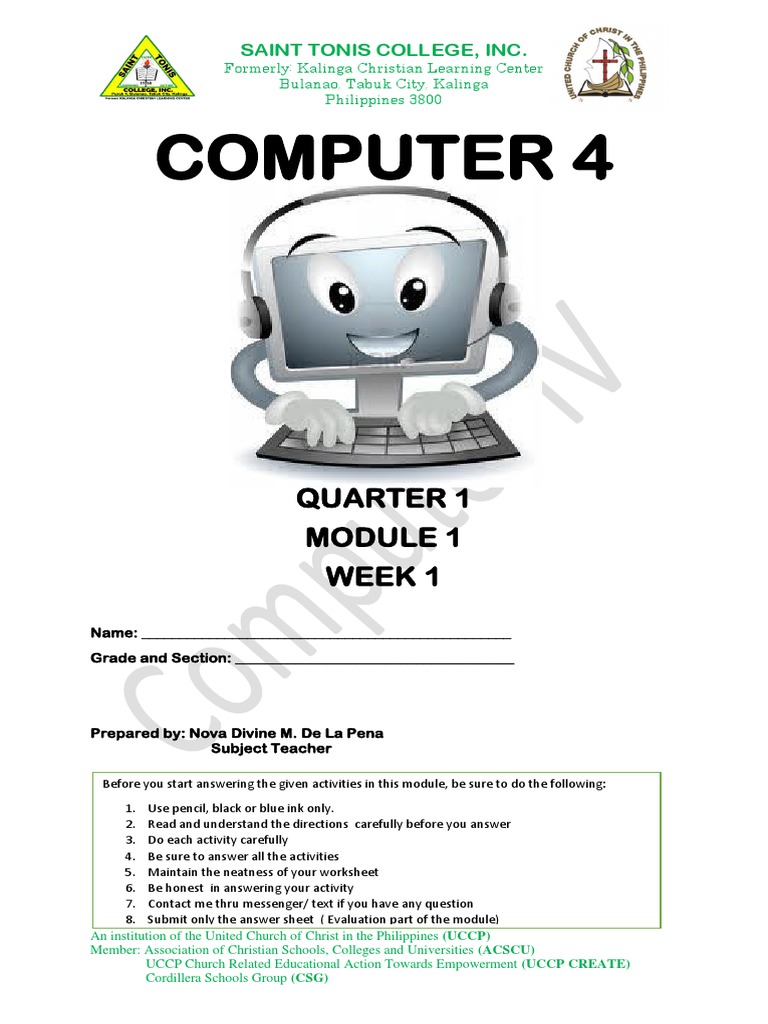 Comp4 - Module 01 PDF | PDF | Computing And Information Technology
