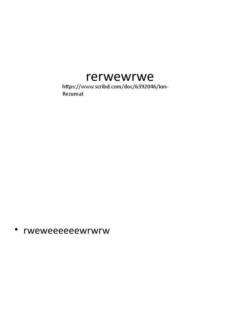 Rererere | PDF