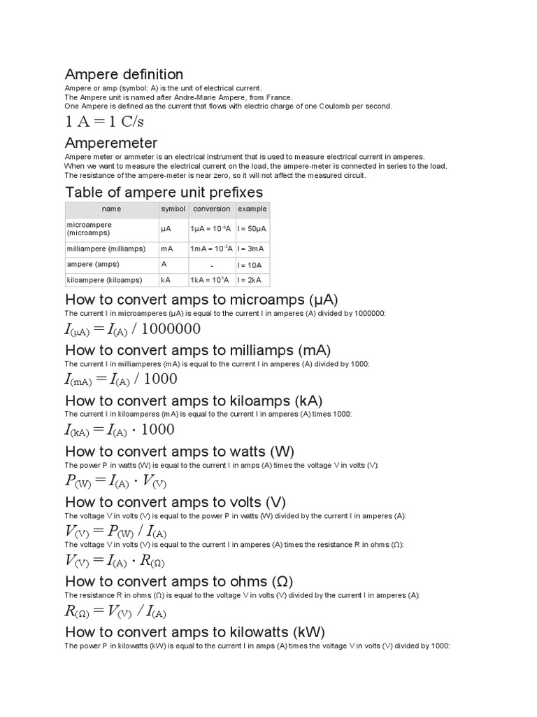 Rumus Convert | Download Free PDF | Kilowatt Hour | Volt