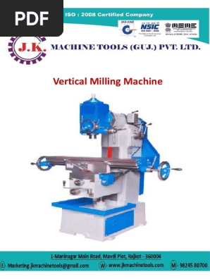 Universal Milling Machine Pdf