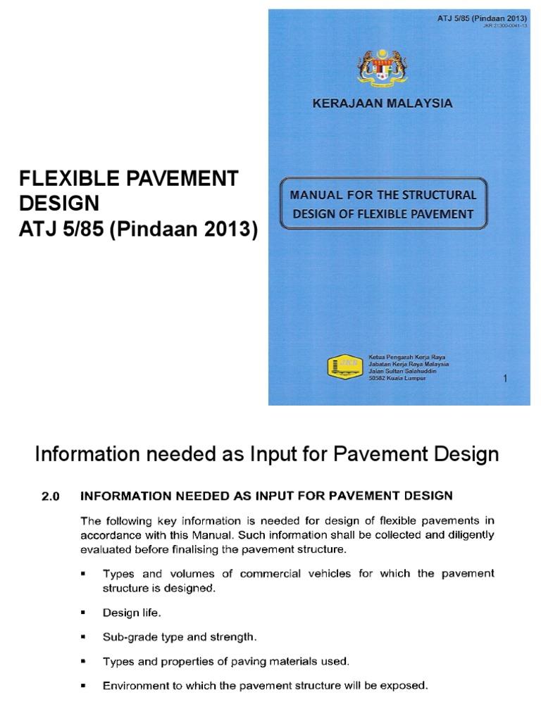 Flexible Pavement Design | PDF | Deformation (Mechanics) | Road Surface