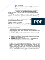 End of Shift Report Sample | PDF | Patient | Nursing