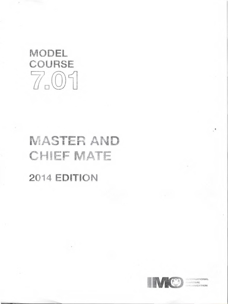 Imo MC 7.01 PDF | PDF | Oil Tanker | Navigation