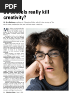 Sir Ken Robinson - Do Schools Kill Creativity - TED Talk | PDF | Social Science | Language Arts ...