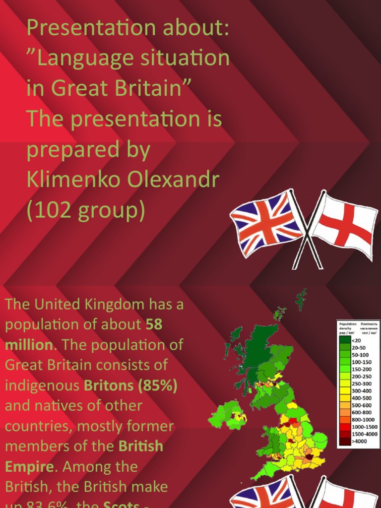 Language Situation in England | PDF | English Language | Languages Of ...
