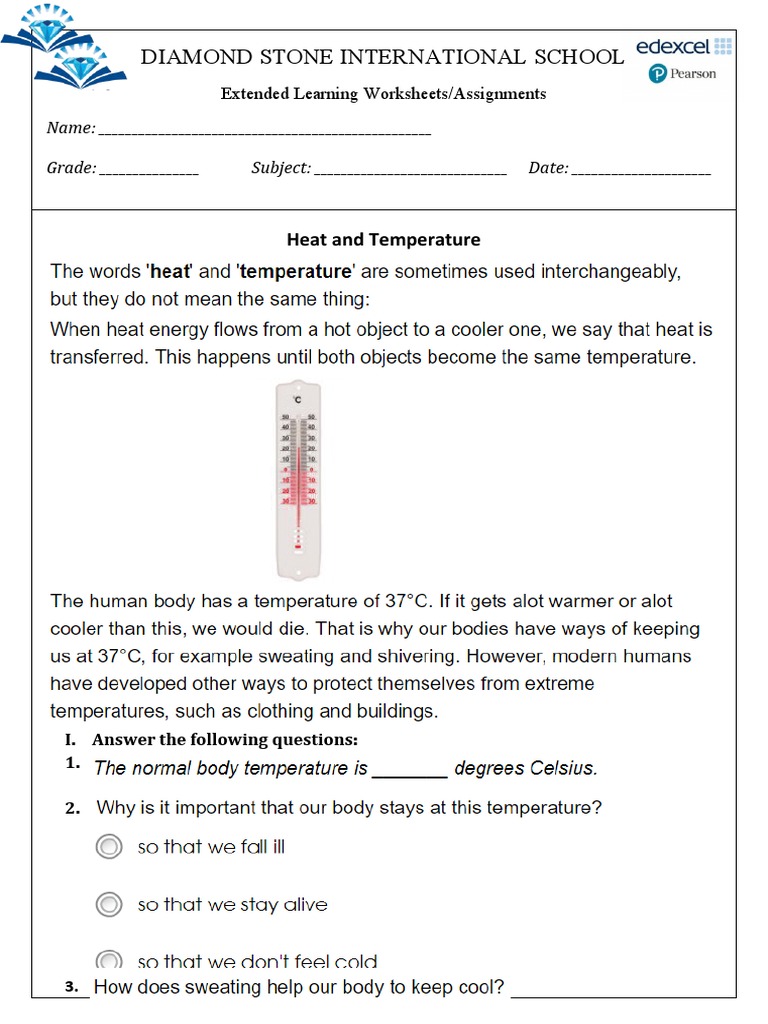 G 6 Heat and Temperature | PDF