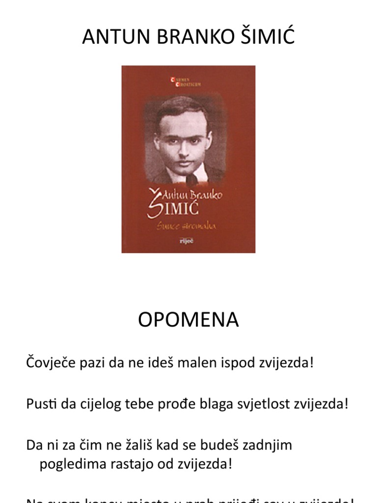 Antun Branko Šimić | PDF