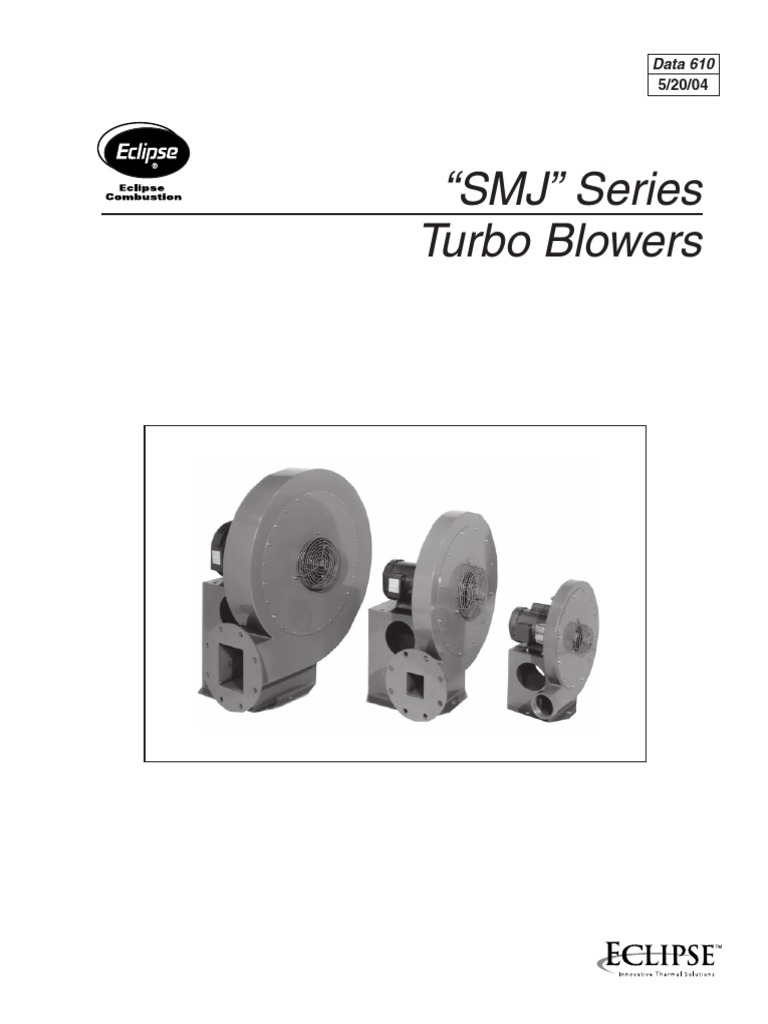06 Air & Fuel Supply Components-610 - SMJ Blowers-Data-610 SeriesSMJ ...