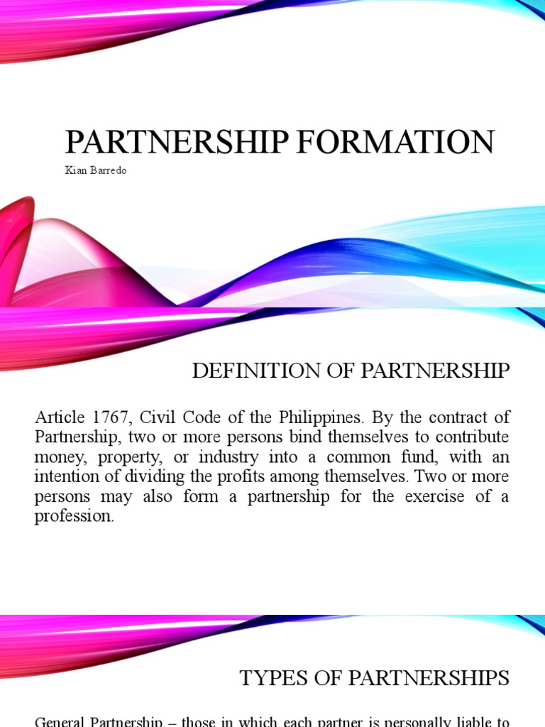 Partnership Formation | PDF | Goodwill (Accounting) | Debits And Credits