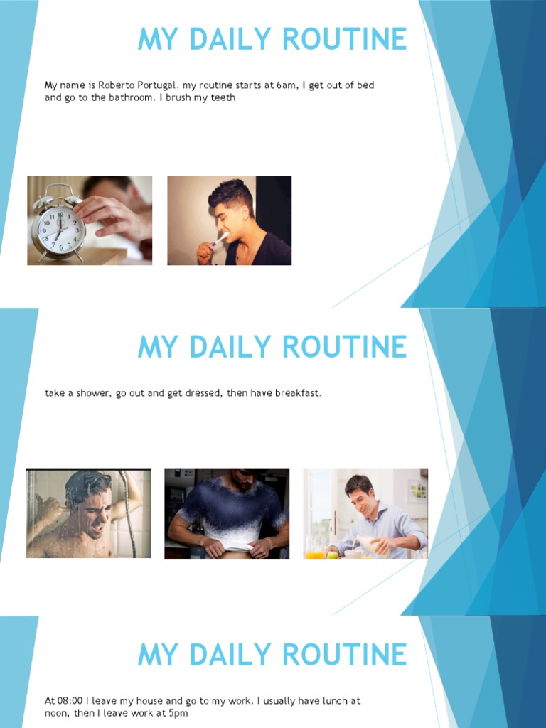 My Daily Routine - Roberto Portugal | PDF