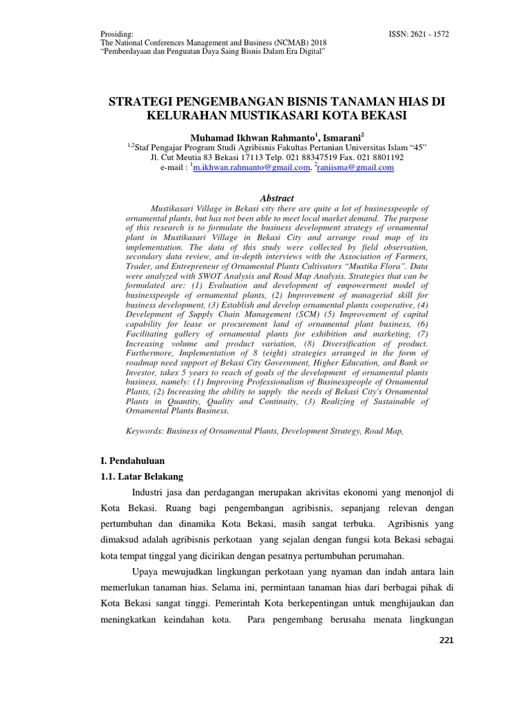 Muhammad Ikhwan Dan Ismarani | PDF | Business