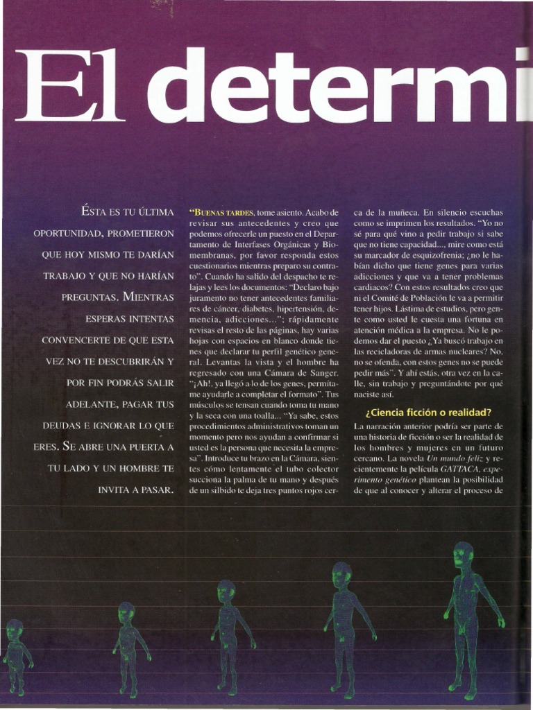 Mariana Mondragon-El Determinismo Genético | PDF