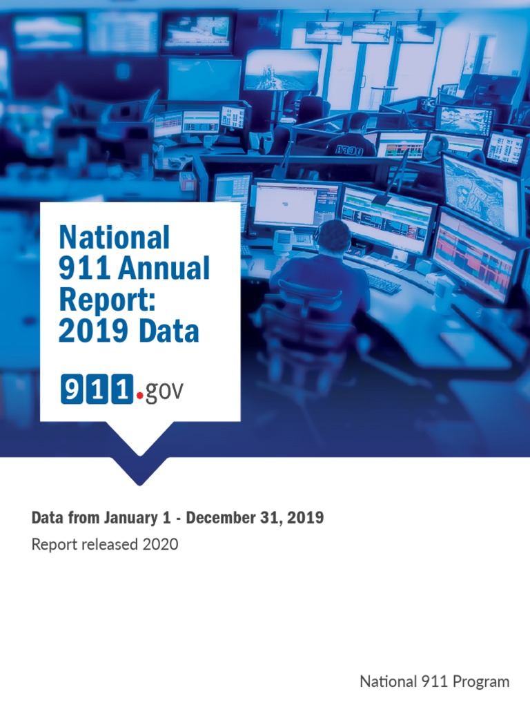 National 911 Annual Report 2019 Data | PDF | 9 1 1 | U.S. State