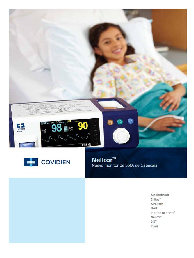 Brochure Oximetro Nellcor Bedside PDF | PDF