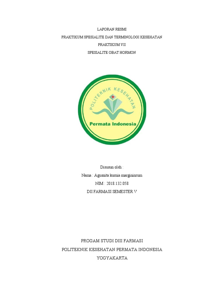 Obat Hormonal: Jenis dan Fungsi | PDF | Kesehatan Holistik