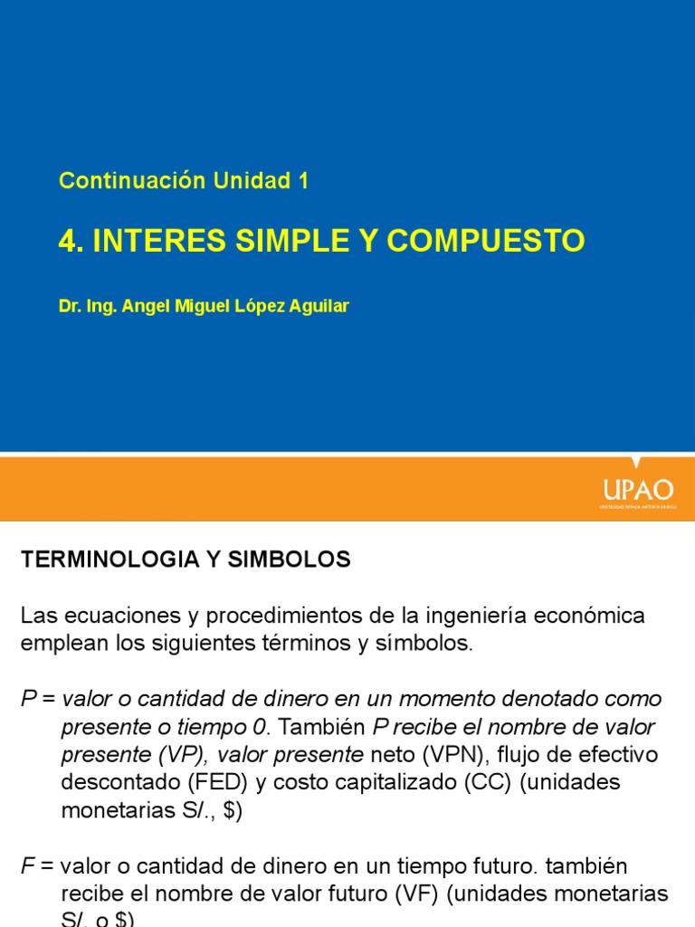 Intereses Simple y Compuesto | PDF | Interés | Economias