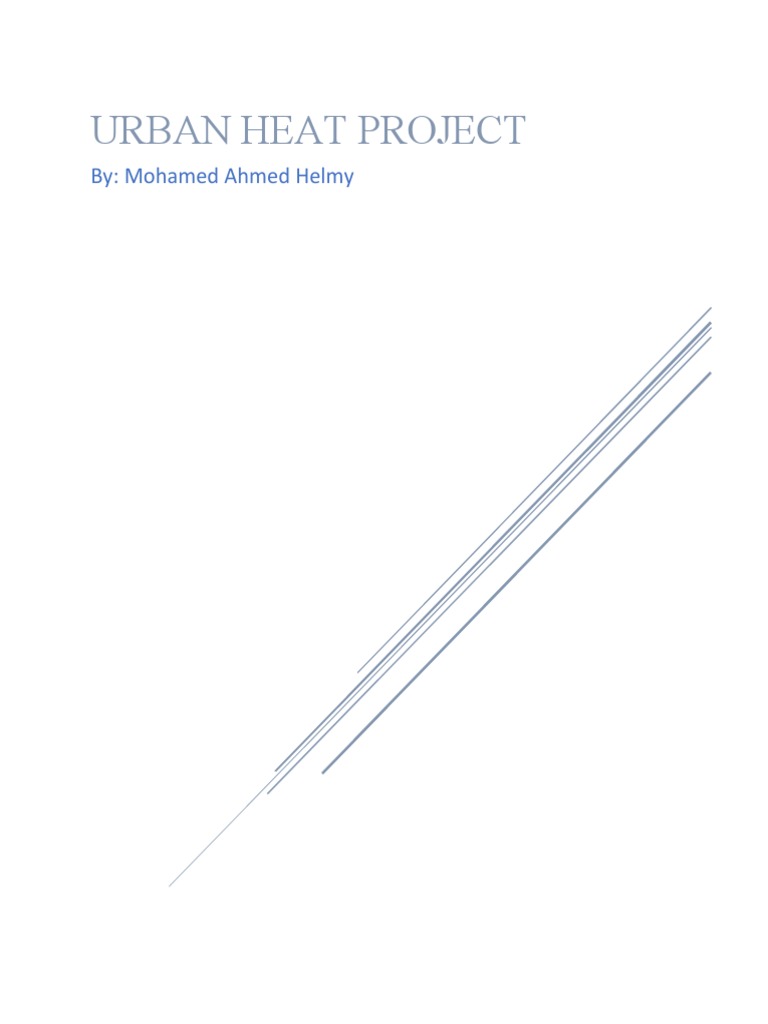 Urban Heat Project Documentation | PDF | Temperature | Electromagnetic ...