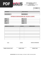 Formato Bitacora Horas de Servicio de Conductor | PDF | Vehículos ...