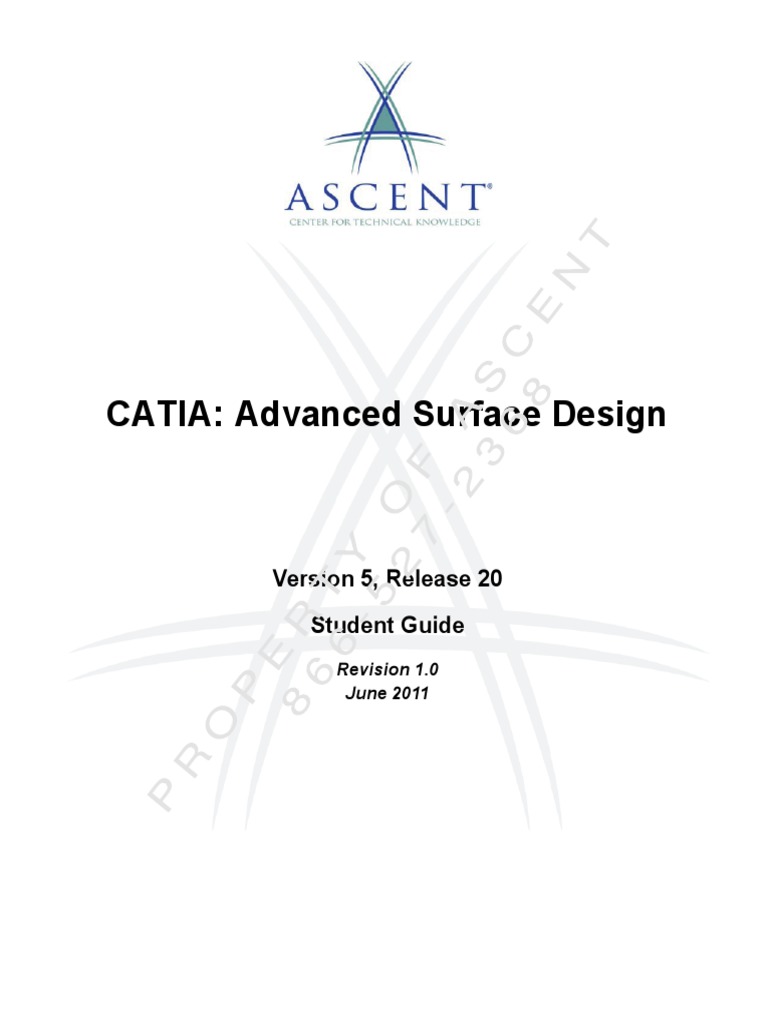 Catia Advanced Surface PDF | PDF