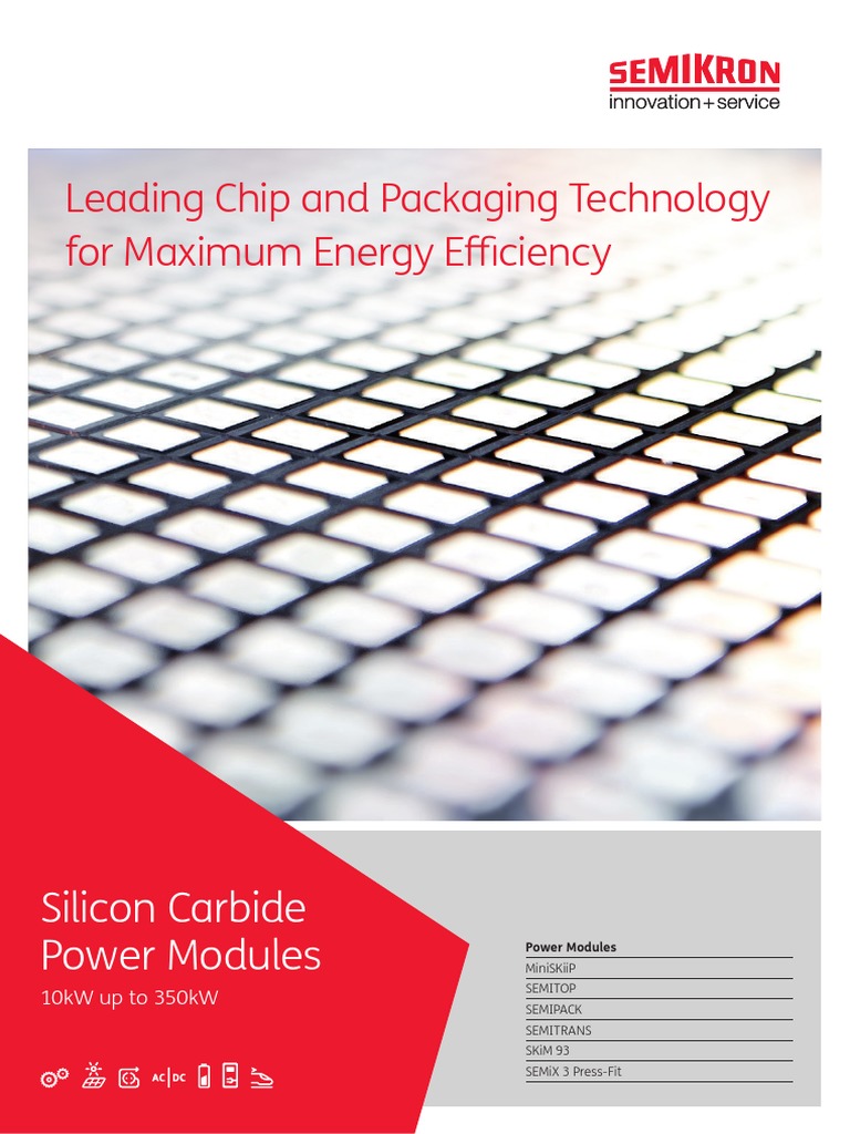 SEMIKRON Flyer Silicon-Carbide-Power-Modules 2019 | PDF | Power ...