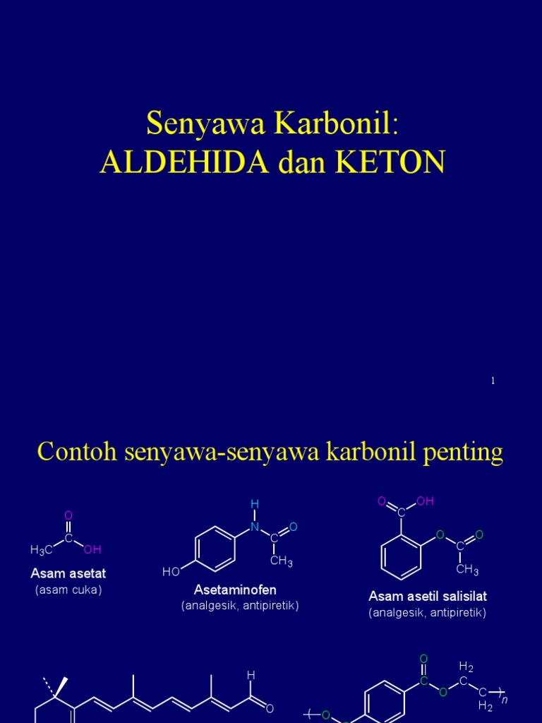 Senyawa Karbonil: Aldehida & Keton | PDF | Sains & Matematika