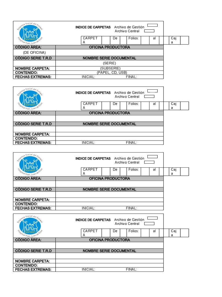 Rotulos Carpetas | PDF