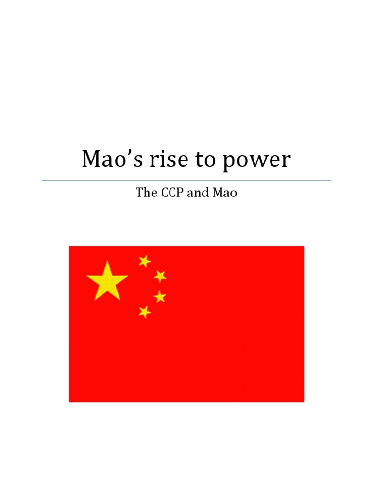 Mao's Rise to Power in China | PDF | Kuomintang | Communist Party Of China