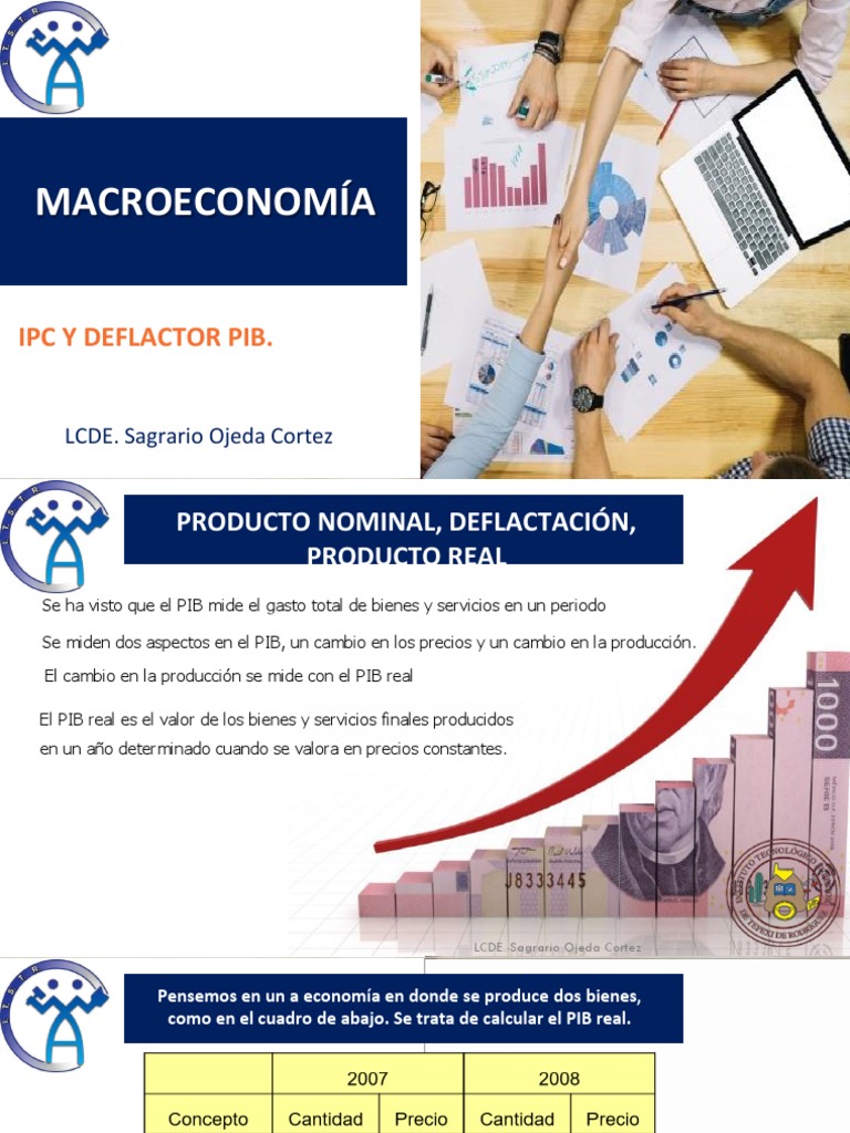 Ipc y Deflactor Pib PDF | PDF | Producto Interno Bruto | Macroeconómica