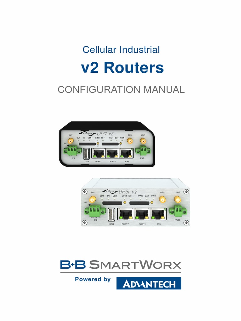 v2 Routers: Configuration Manual | PDF | Operating System | Wi Fi