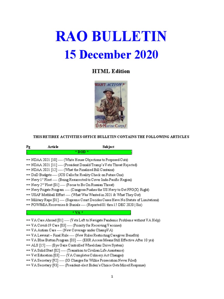 Bulletin 201215 (HTML Edition) | PDF | United States Department Of ...