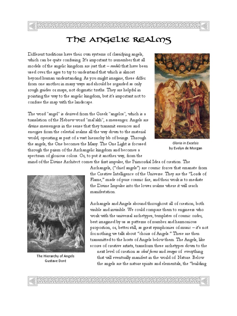 The Angelic Realms | Download Free PDF | Angel | Mythology