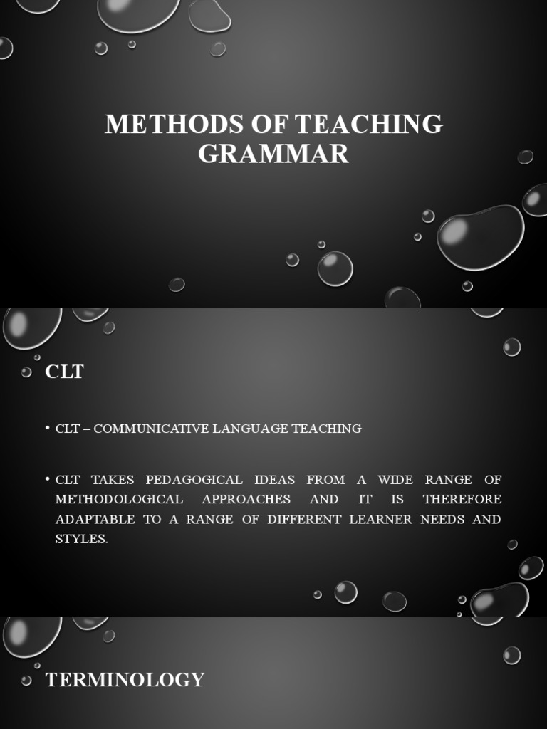 Communicative Language Teaching Methods | PDF | Language Education ...