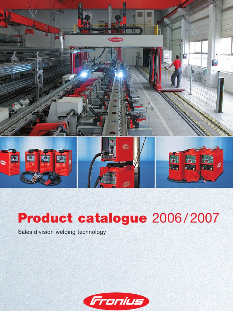 Fronius 2006-2007 Product Catalogue | PDF