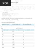 M-Pesa Transaction Charges 2024-2025 | PDF | Payments | Personal Finance