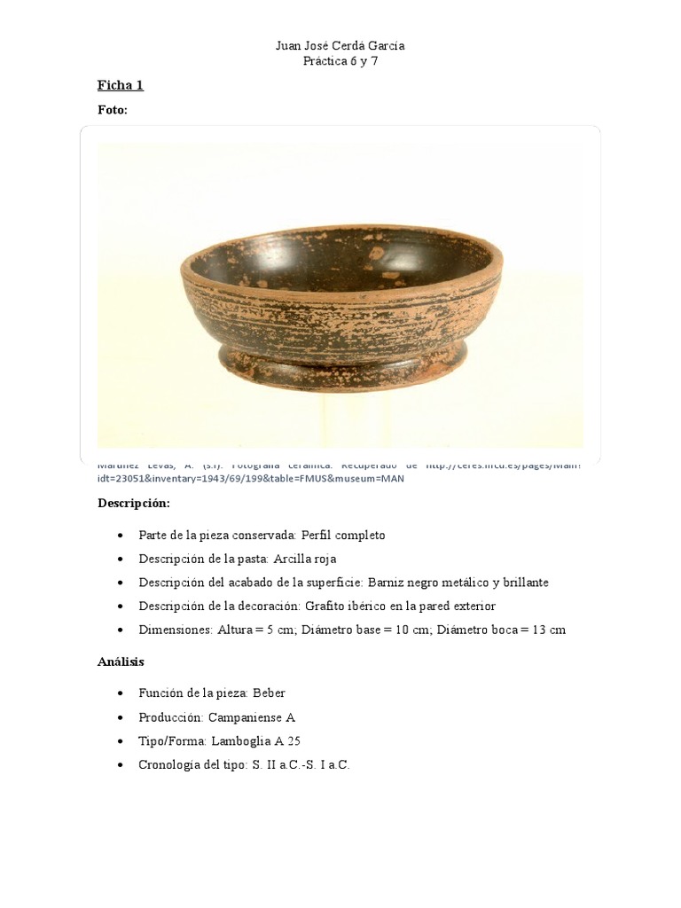 Fichas Ceramicas | PDF | Cerámica | Arte de la cerámica