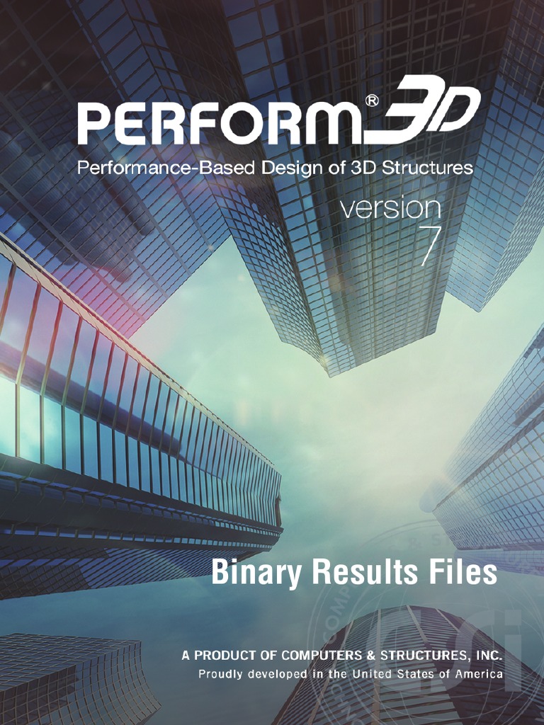 Perform3D Binary Results Files | PDF | Deformation (Mechanics) | Bending