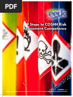 COSHH Risk Assessment Form | PDF | Risk | Risk Assessment