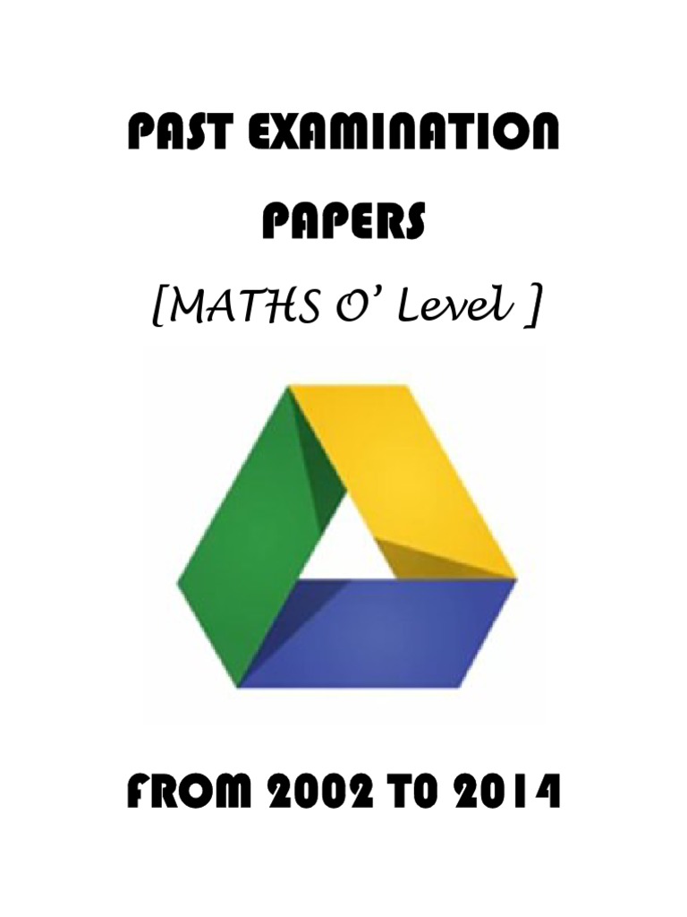 Past Exam Papers 2002-2014 PDF | PDF