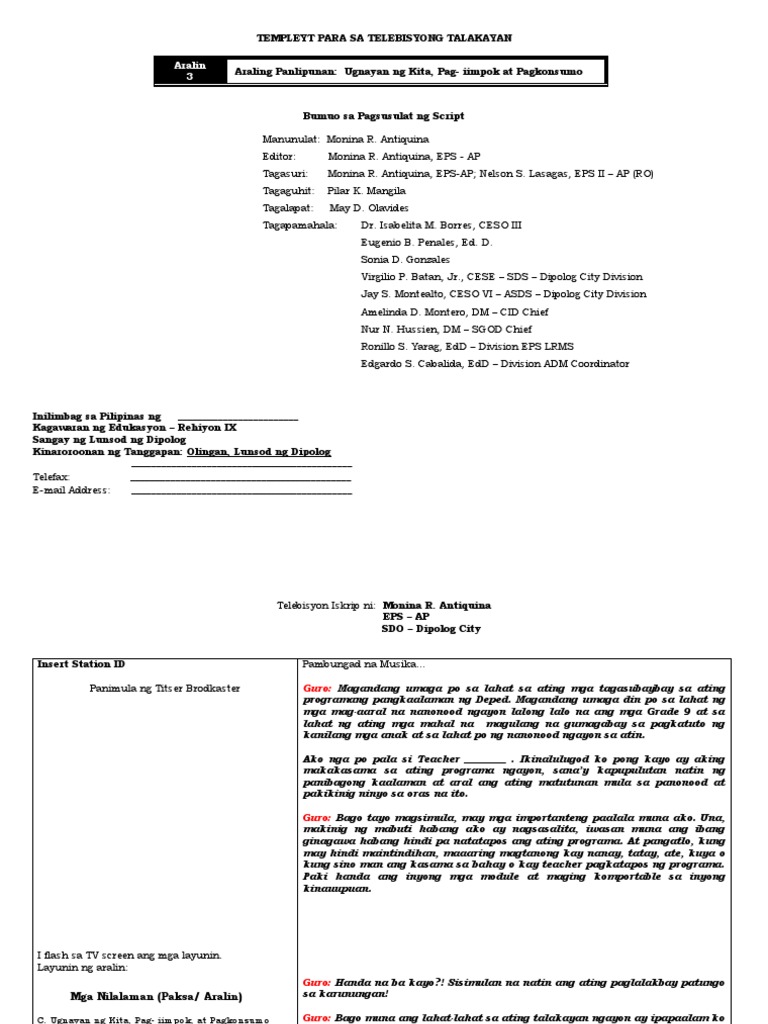 TV Script For Module 3 | PDF
